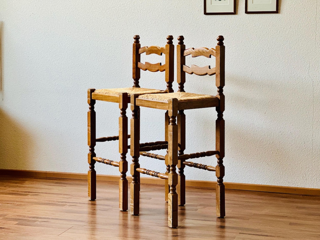 1 of 4 Midcentury Danish Razor Back High Chairs Attributed to Henning ...