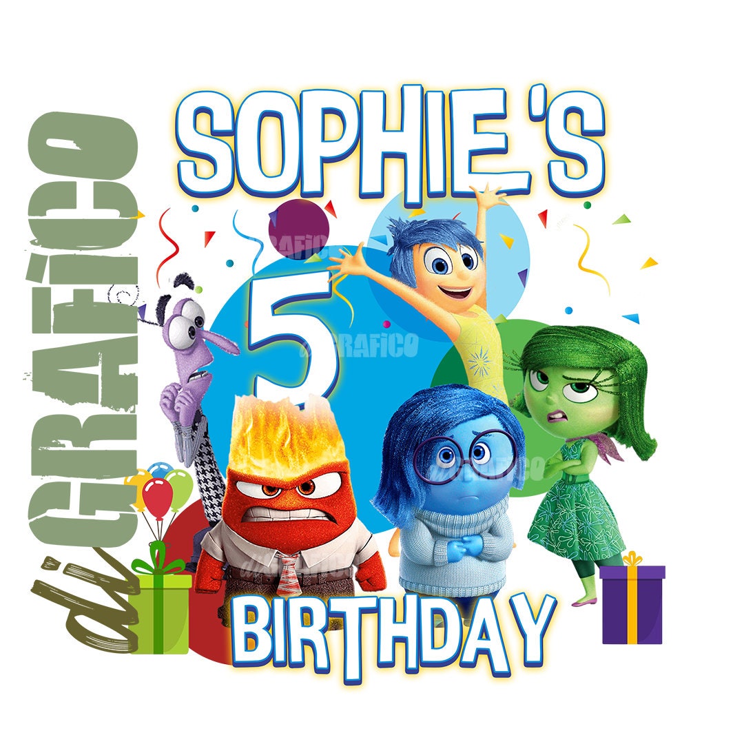 Personalization Inside Out Birthday Girl Shirt, Family Matching Shirt, Inside Out Fan Shirt ...
