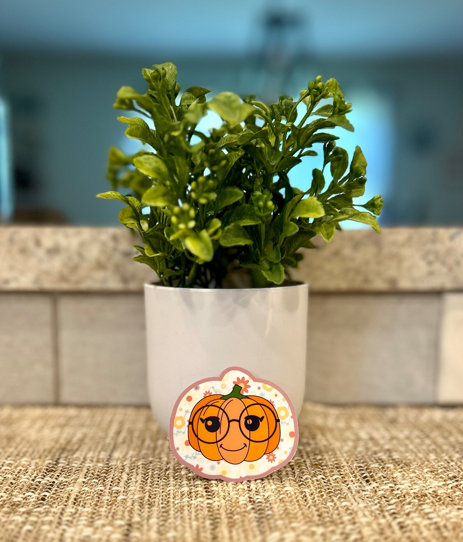 Cute Pumpkin Sticker, Fall Waterbottle Sticker, Halloween Waterproof ...