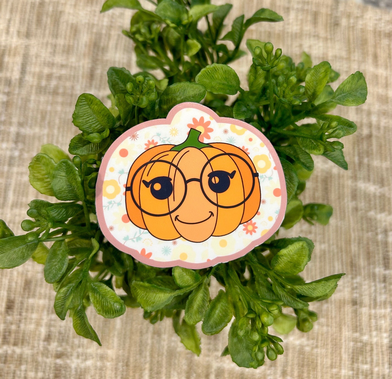Cute Pumpkin Sticker, Fall Waterbottle Sticker, Halloween Waterproof ...