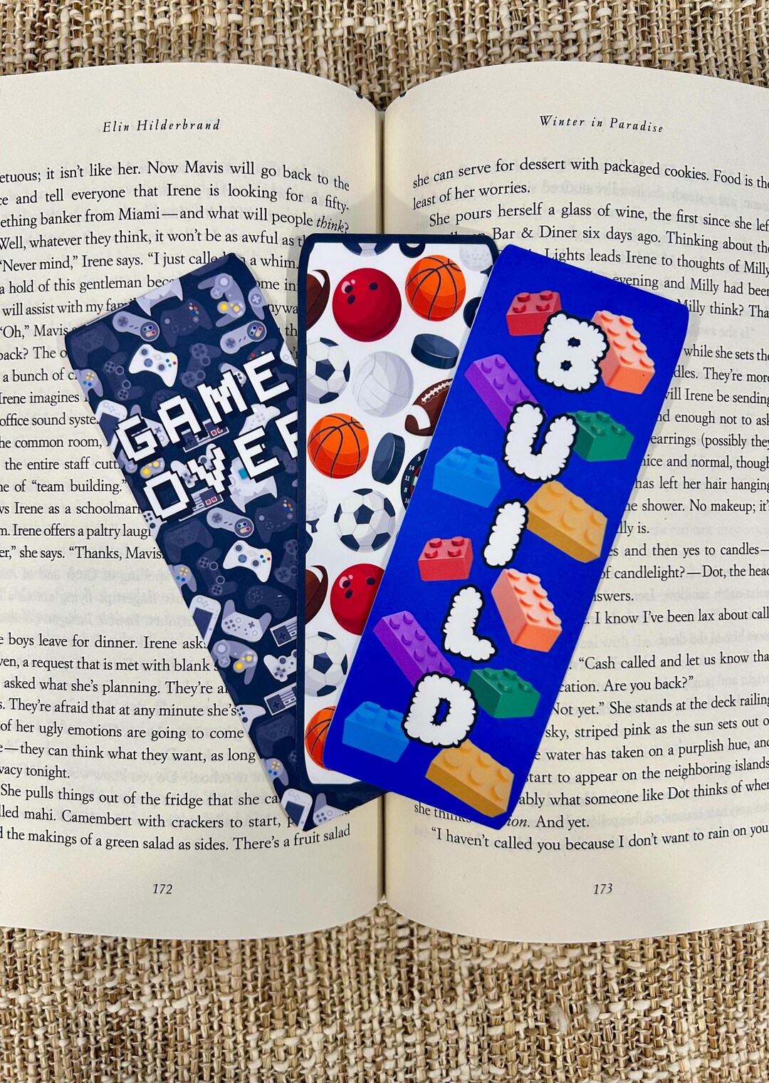 Sports & Video Game Bookmarks for Boys - Set of 3 - Etsy
