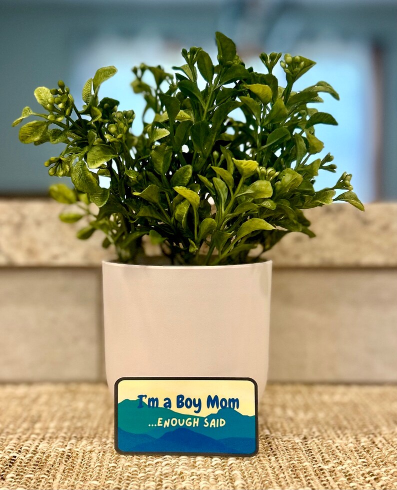 Boy Mom Sticker: Funny Mom Life Waterproof Decal - Etsy