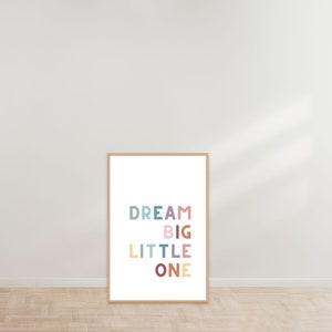 Dream Big Motivational Poster, Inspirational, Downloadable Prints ...