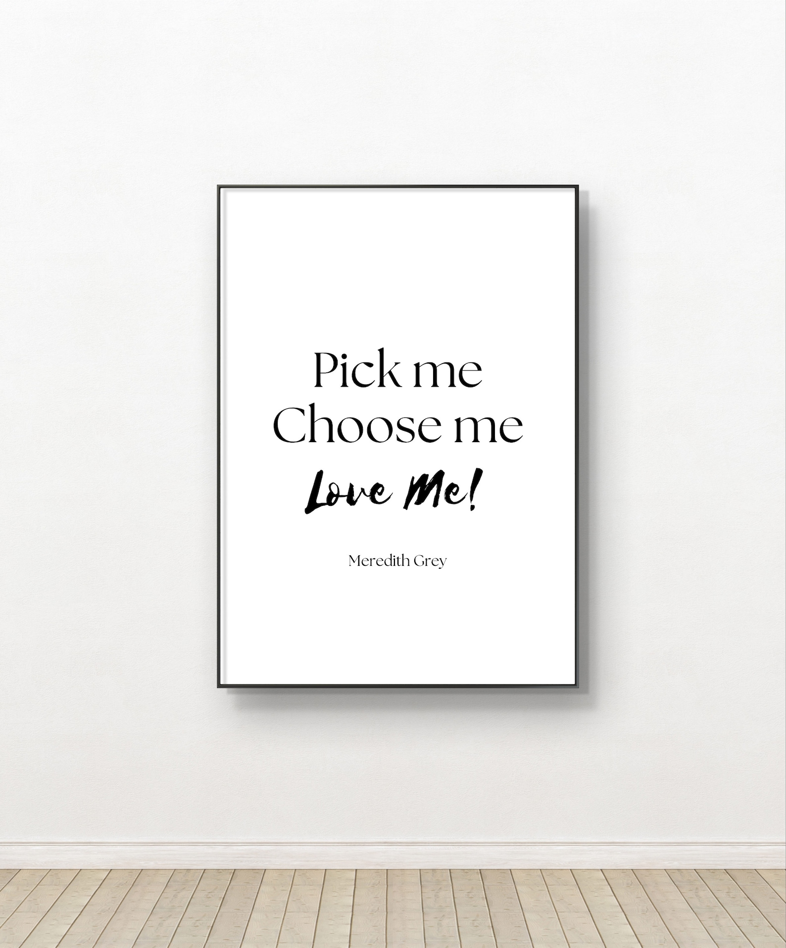 Pick Me Choose Me, Motivational Poster, Inspirational, Downloadable ...