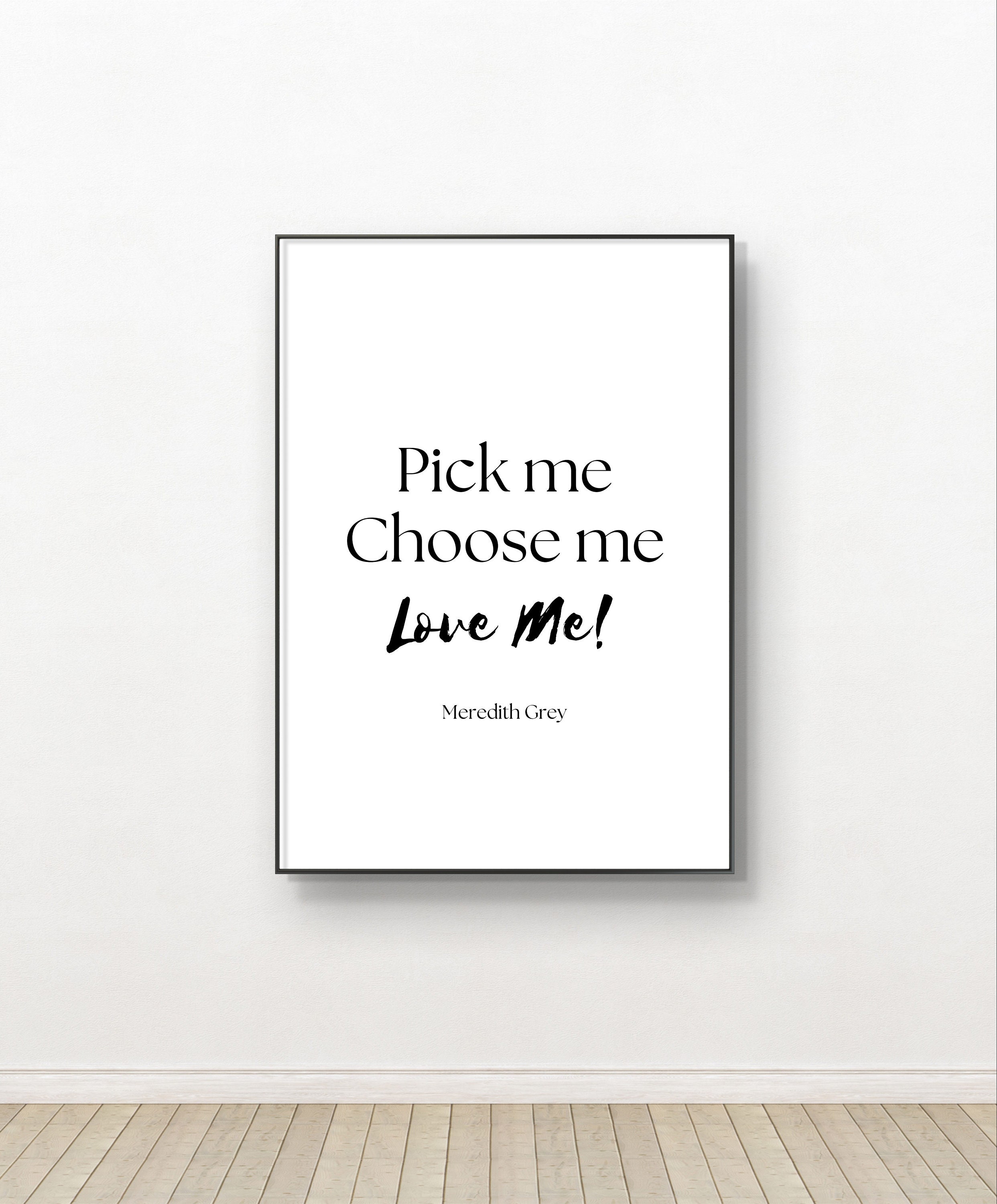 Pick Me Choose Me, Motivational Poster, Inspirational, Downloadable ...