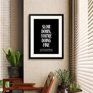 Slow Down You're Doing Fine, Song Lyrics, Inspirational, Downloadable ...