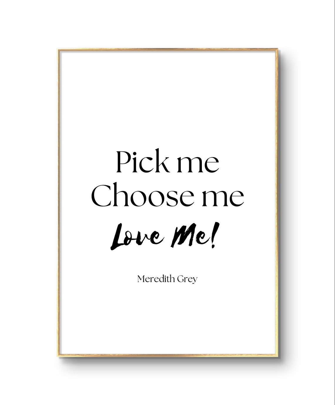 Pick Me Choose Me, Motivational Poster, Inspirational, Downloadable ...