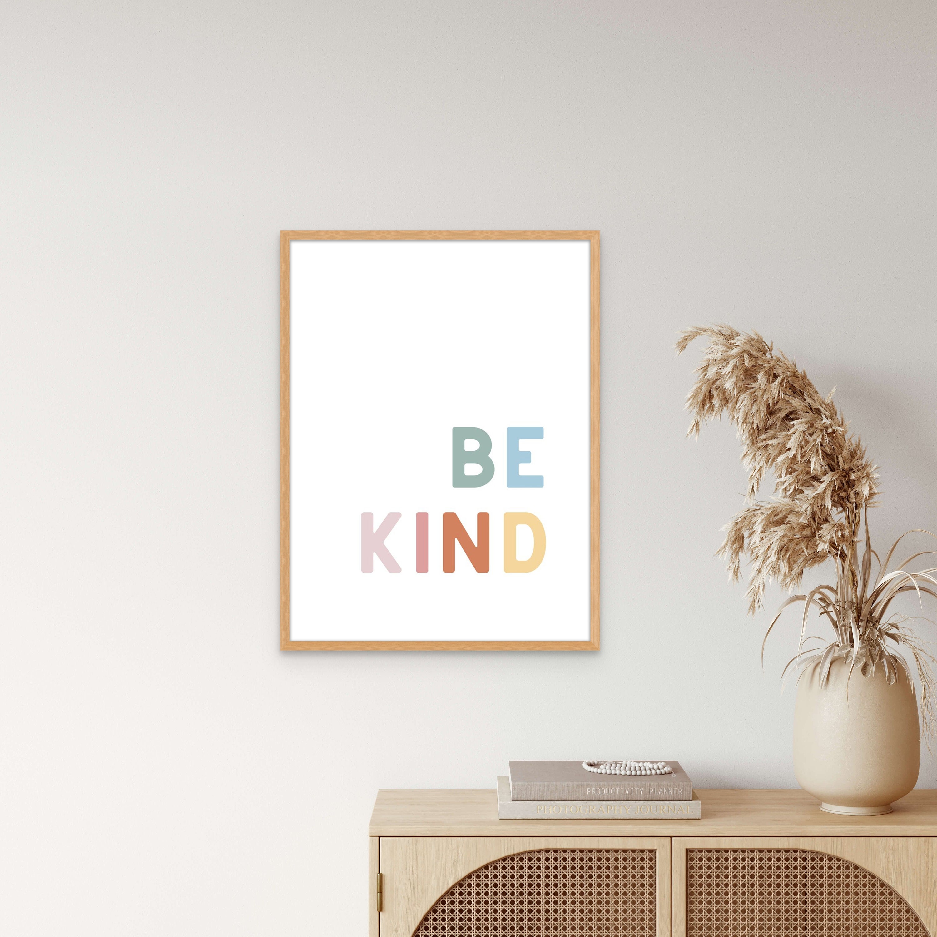 Be Kind Motivational Poster, Inspirational, Downloadable Prints ...