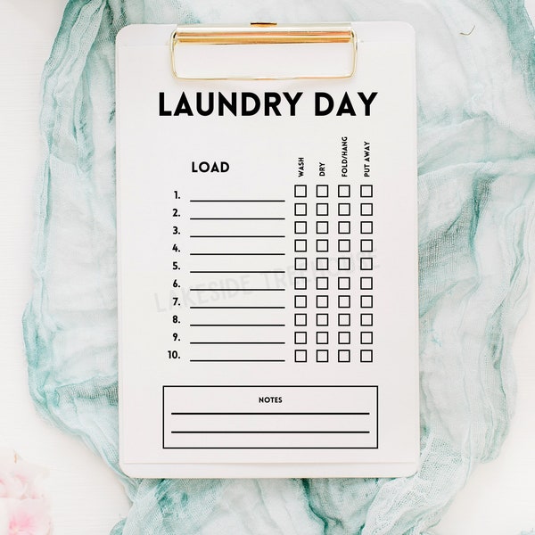 Free Printable Cleaning Checklist - Etsy