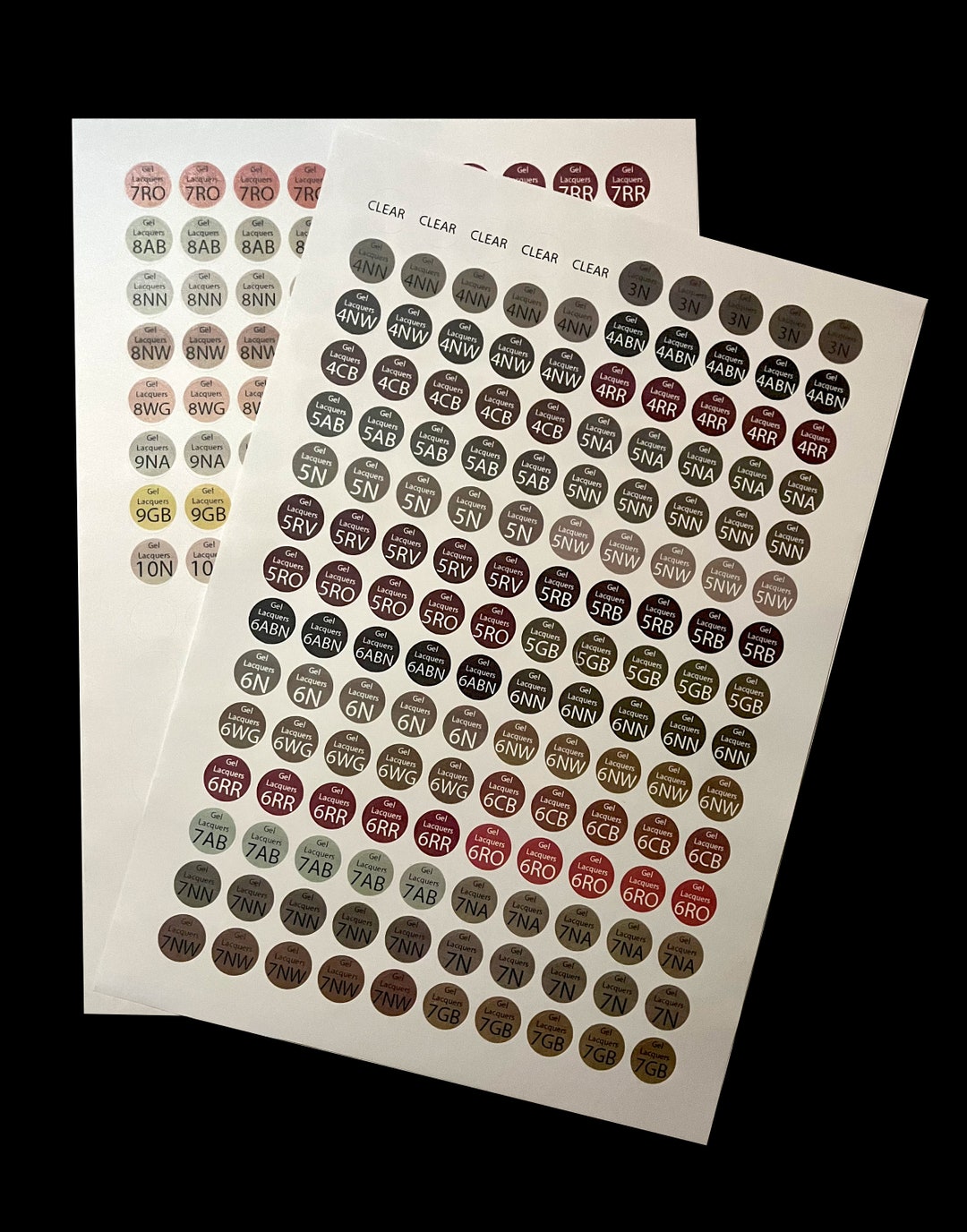 Redken 300 Sticker 45 Shades of Colour Gel Laquers - Etsy