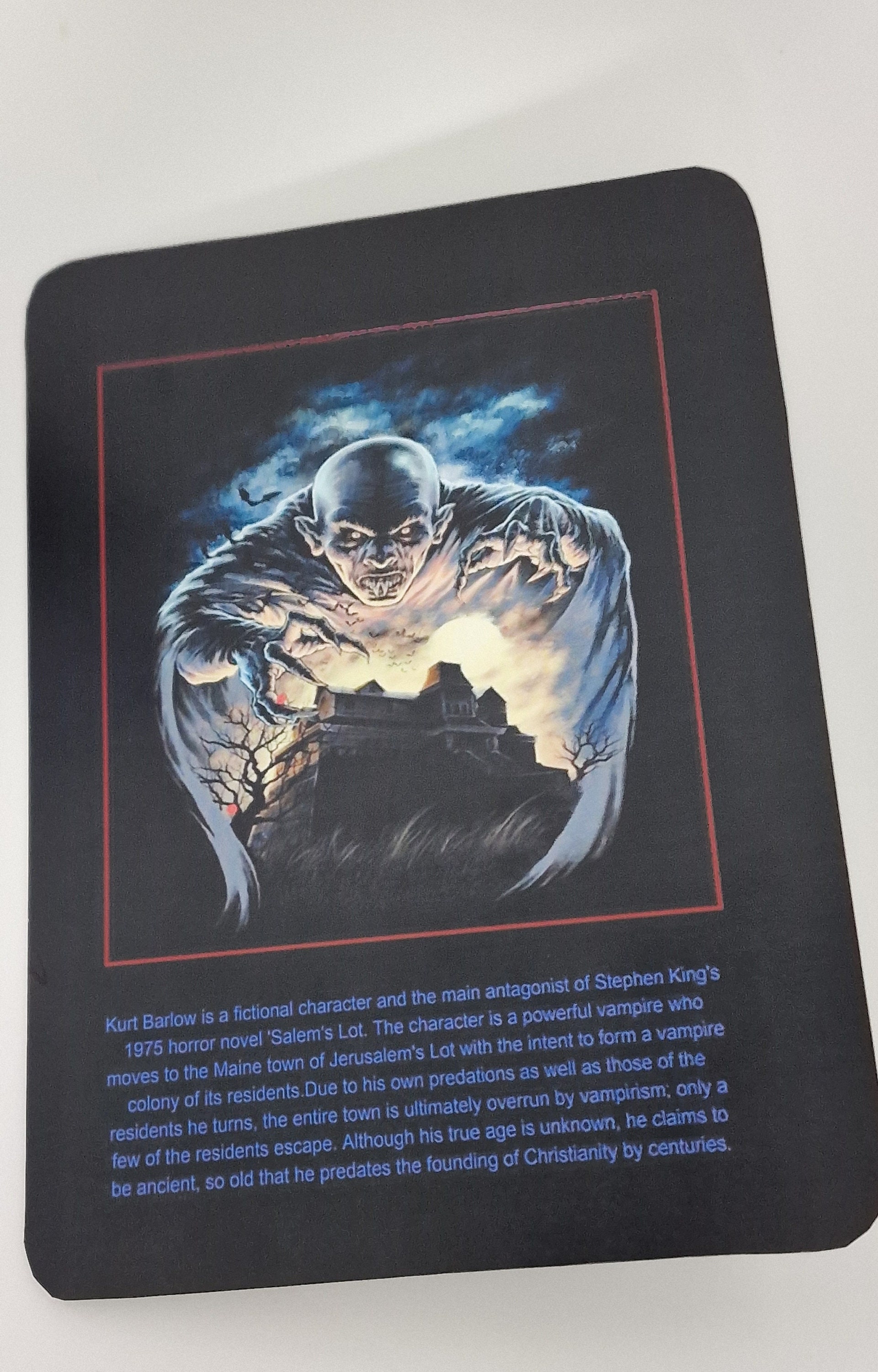 Salems Lot 3.75 Scale Carded Figure Super Detailed. Mr Kurt Barlow ...