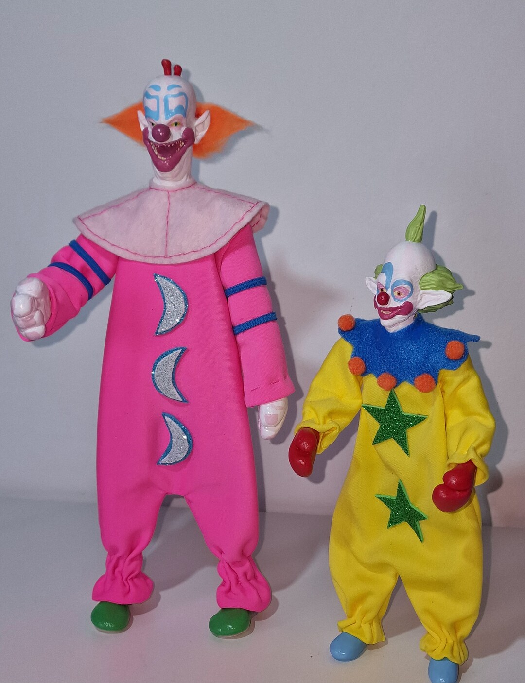 Two Killer Klowns From Outer Space 1/6 Scale Horror Figures Slim and ...