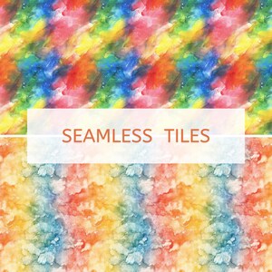 300 Colorful Watercolor Textures Digital Paper - Seamless Design ...