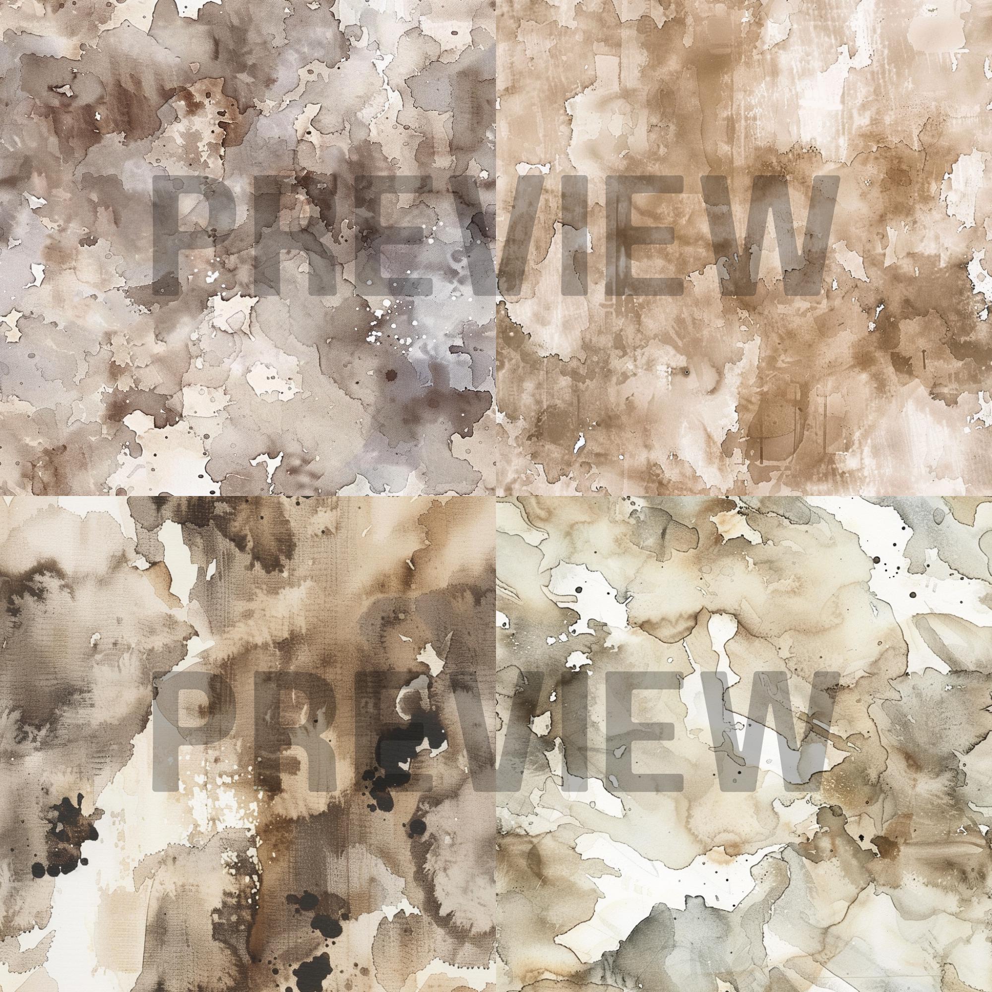 200 Tan and Brown Watercolor Textures Digital Paper - Seamless Design ...