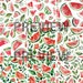 25 Watercolor Watermelon Digital Paper Designs - Seamless Printable ...