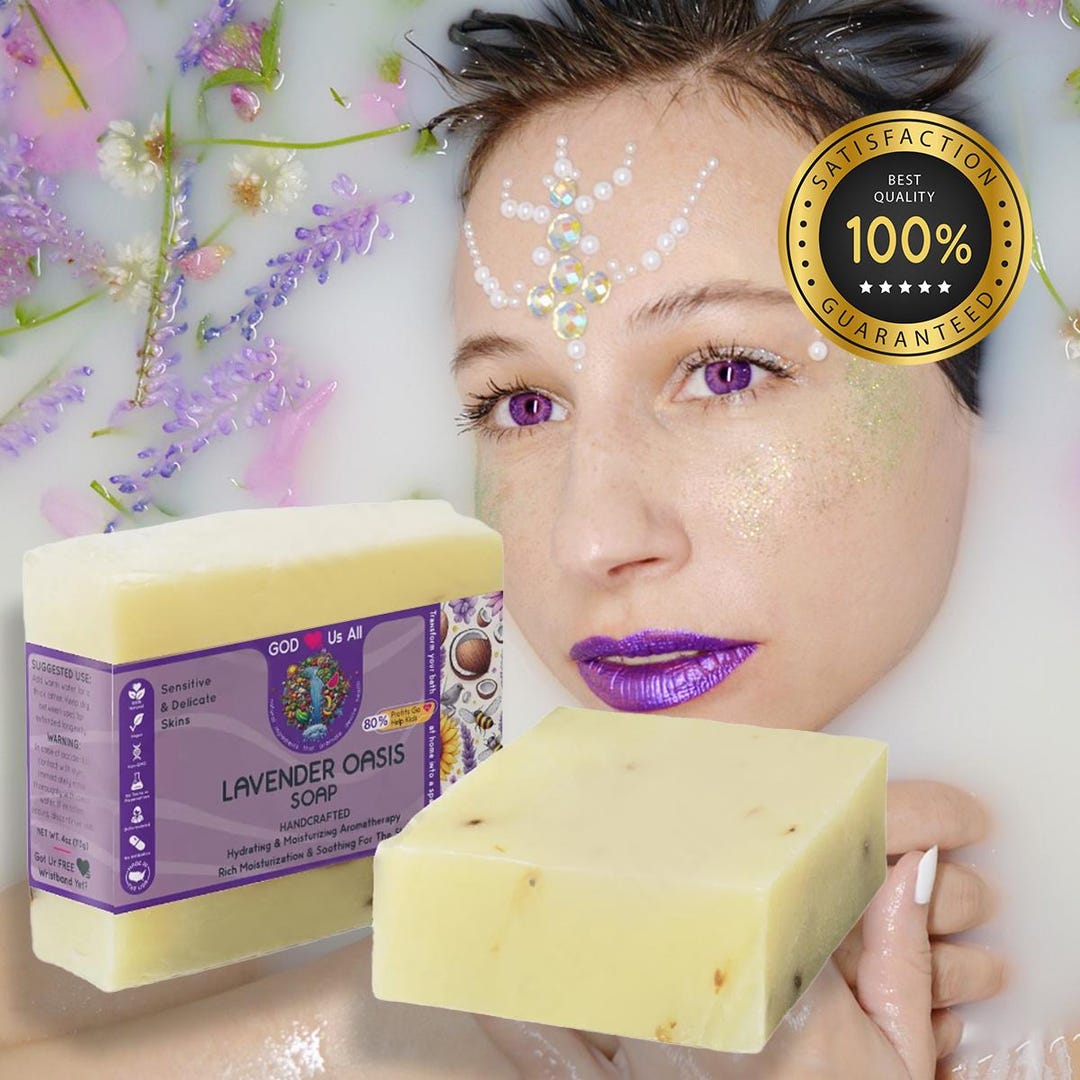 LAVENDER OASIS SOAP - Etsy