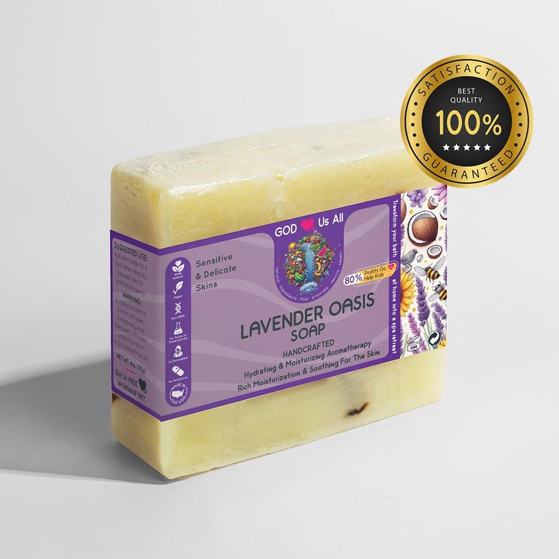 LAVENDER OASIS SOAP - Etsy