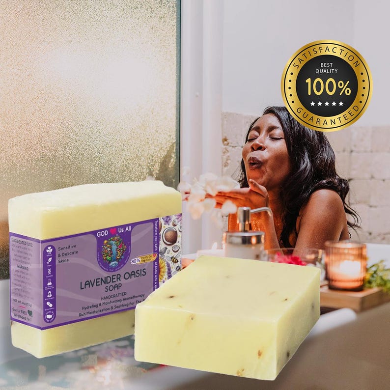 LAVENDER OASIS SOAP - Etsy