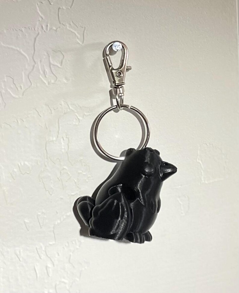 3D Printed Crows, Articulated Black Birds, Fidget Crows, Black Bird ...