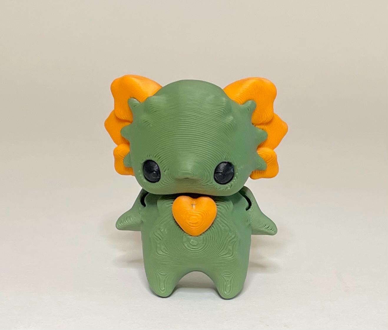 Pixie Axolotl Fidget, 3D Articulated Flexi Pixie Axolotl, 3D Printed ...