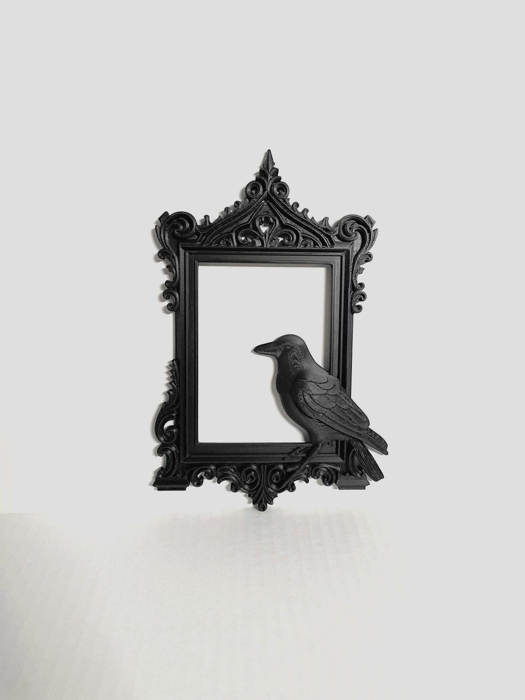 Gothic Raven Frame: Dark Victorian Baroque Decor, - Etsy