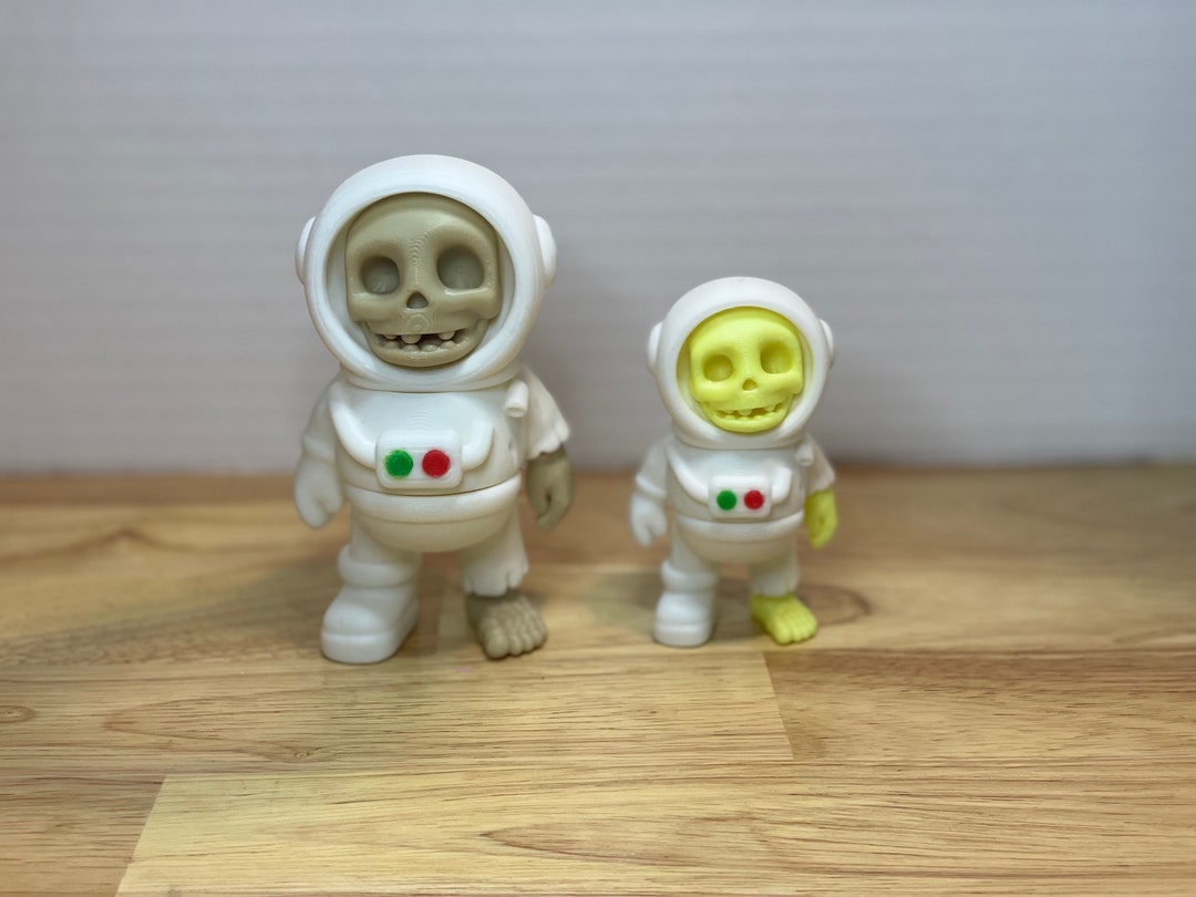 3D Articulated Skeleton Astronaut, Fidget Skeleton Astronaut, Flexi ...