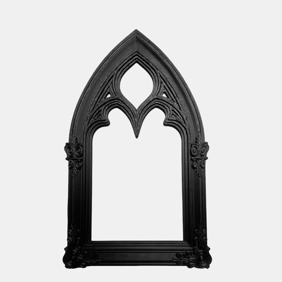 Gothic Cathedral Arch Frame, Gothic Wall Art for Dark Academia Decor ...