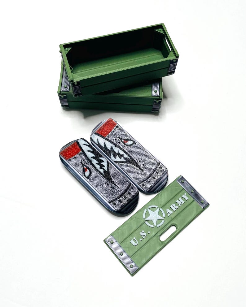 Kickflip Magnetic Fidget Skateboard: Flying Tiger Edition - Etsy