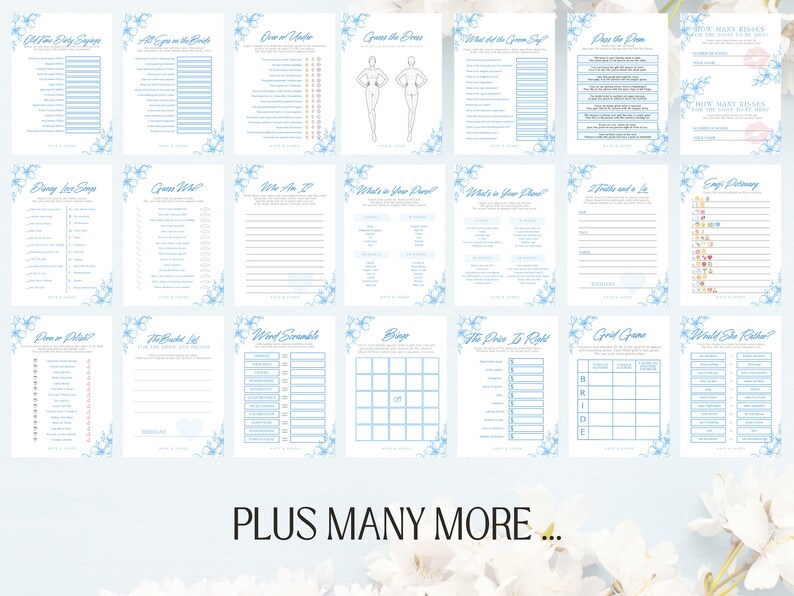 Most Popular Bridal Shower Games Bachelorette Games Bridal Shower Ideas ...