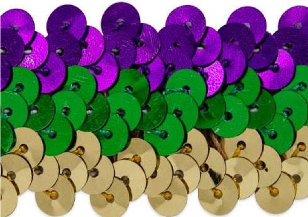 UNDER (1-yard) Mardi Gras Assorted Fringe - Etsy
