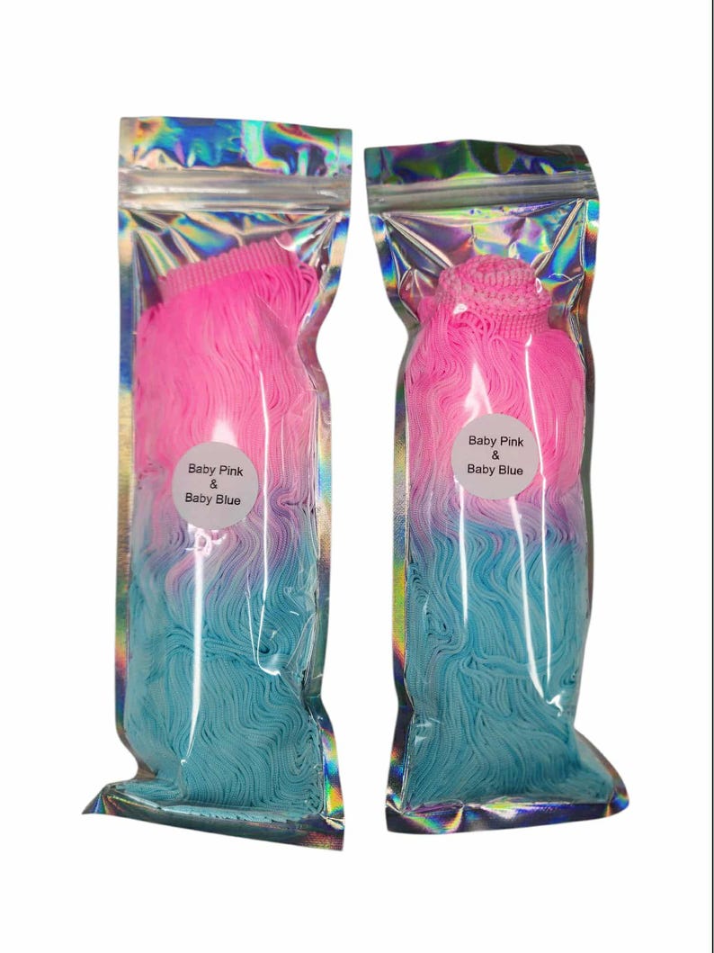 Baby Pink & Baby Blue Ombre - Etsy