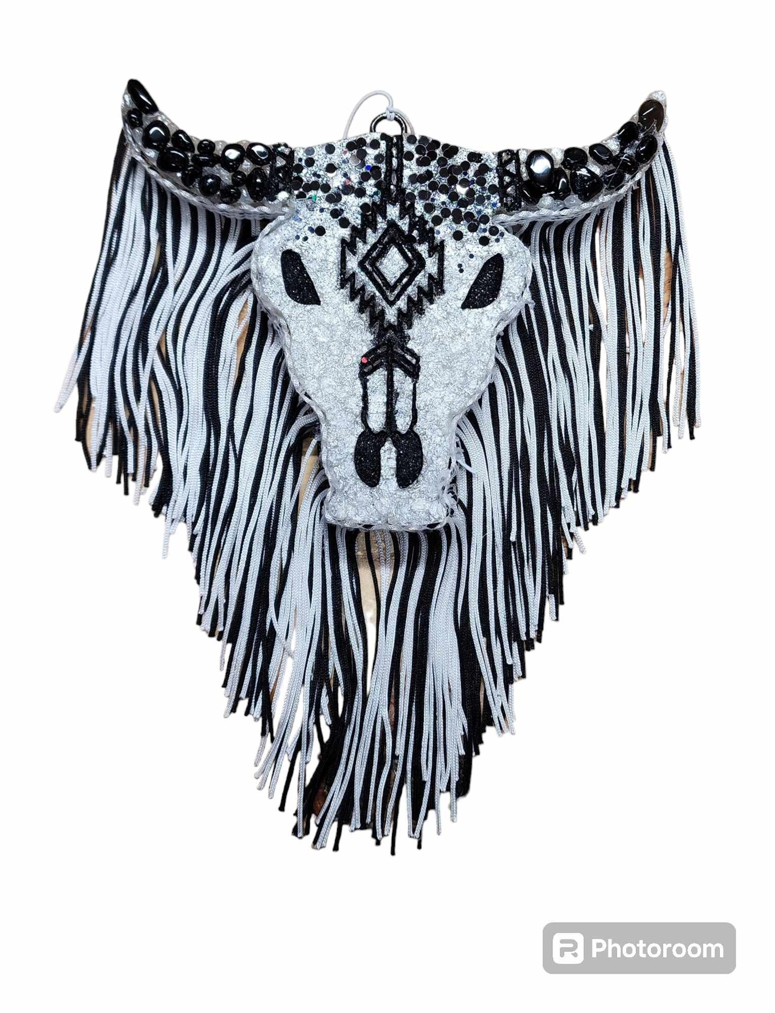 4 Inch Black & White Fringe - Etsy