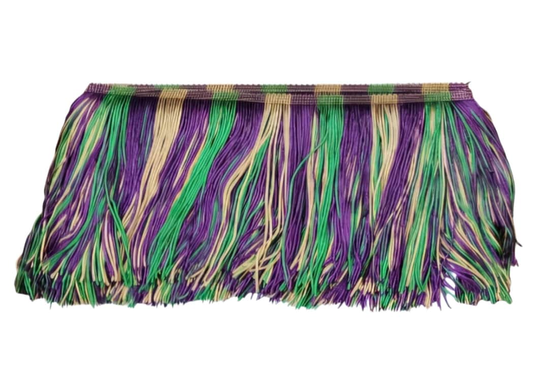 Mardi Gras "striped" Fringe - Etsy
