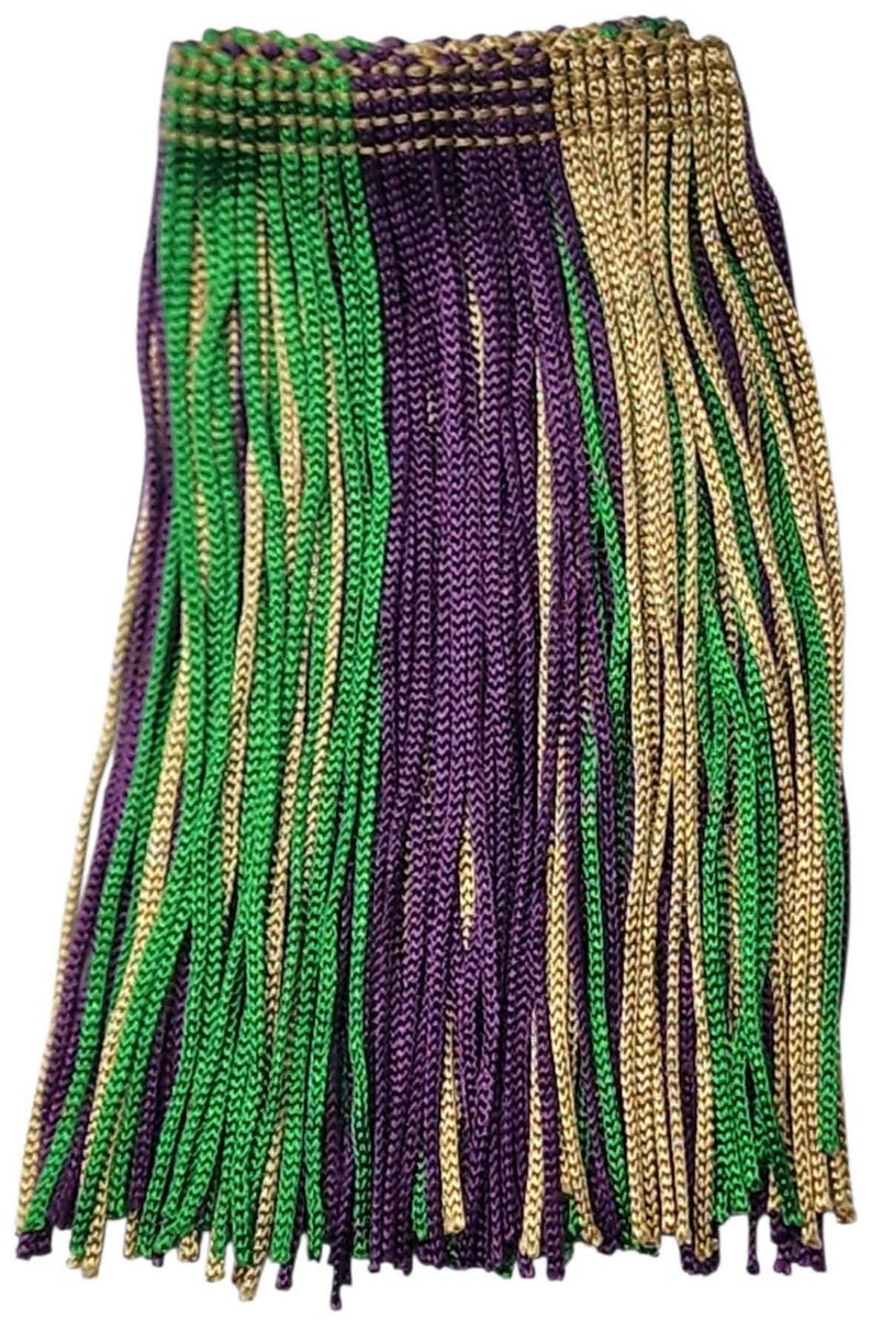 Mardi Gras "striped" Fringe - Etsy