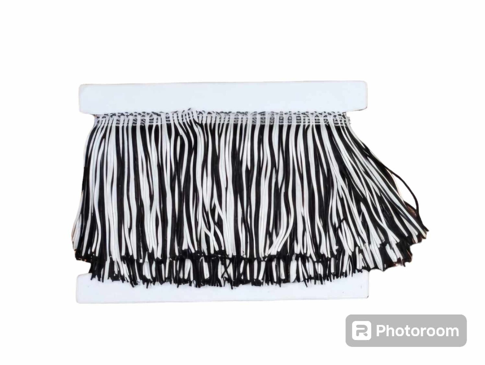 4 Inch Black & White Fringe - Etsy
