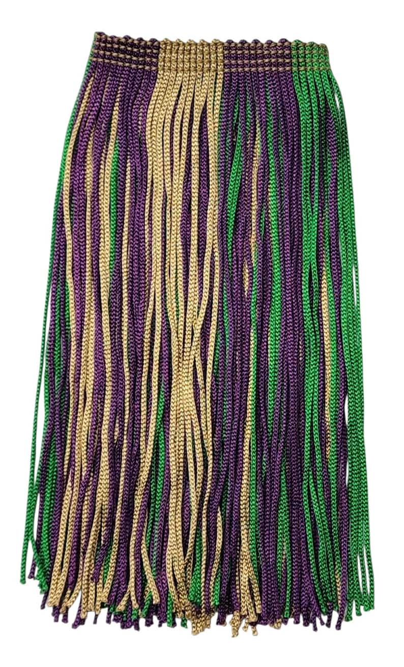 Mardi Gras "striped" Fringe - Etsy