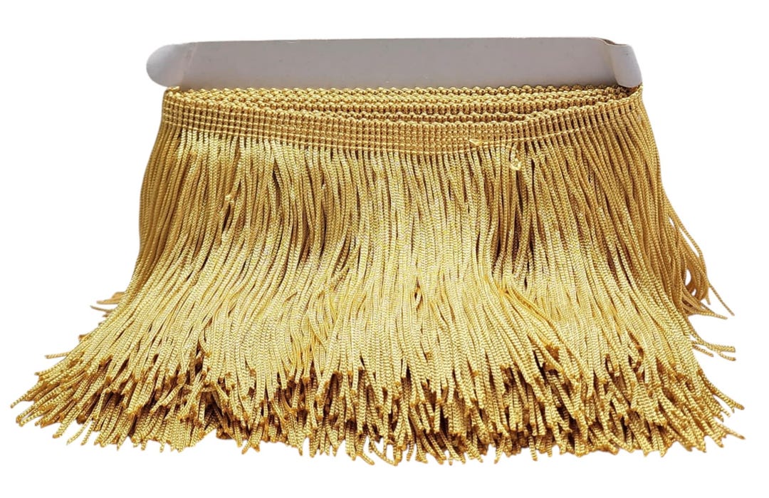 4" Gold Fringe - Etsy
