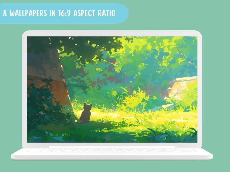 Studio Ghibli Inspired Wallpaper Cat Wallpaper Nature Wallpaper Anime ...