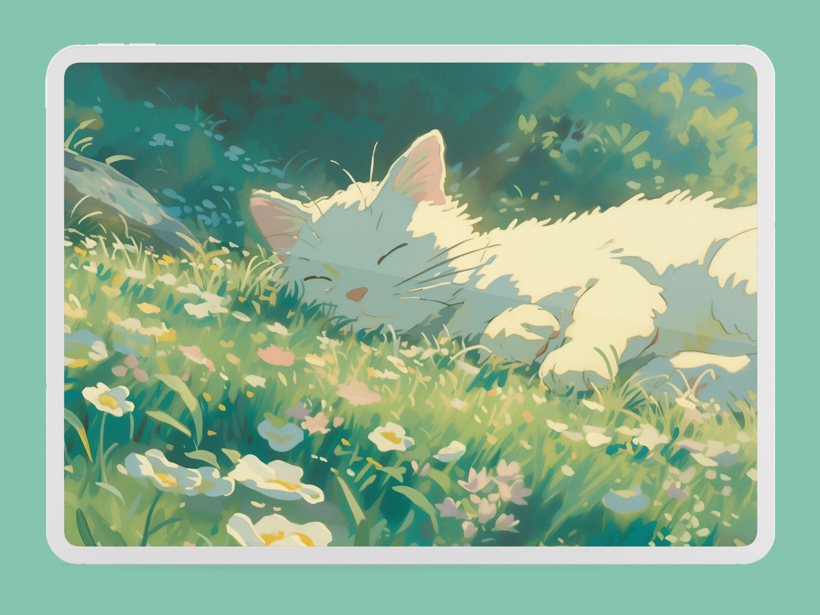 Studio Ghibli Inspired Wallpaper Cat Wallpaper Nature Wallpaper Anime ...