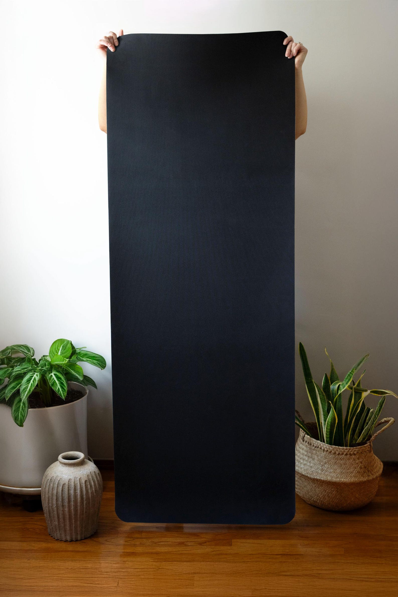 Geometric Yoga Mat – Terracotta Boho Design, Non-slip & Vegan Suede ...