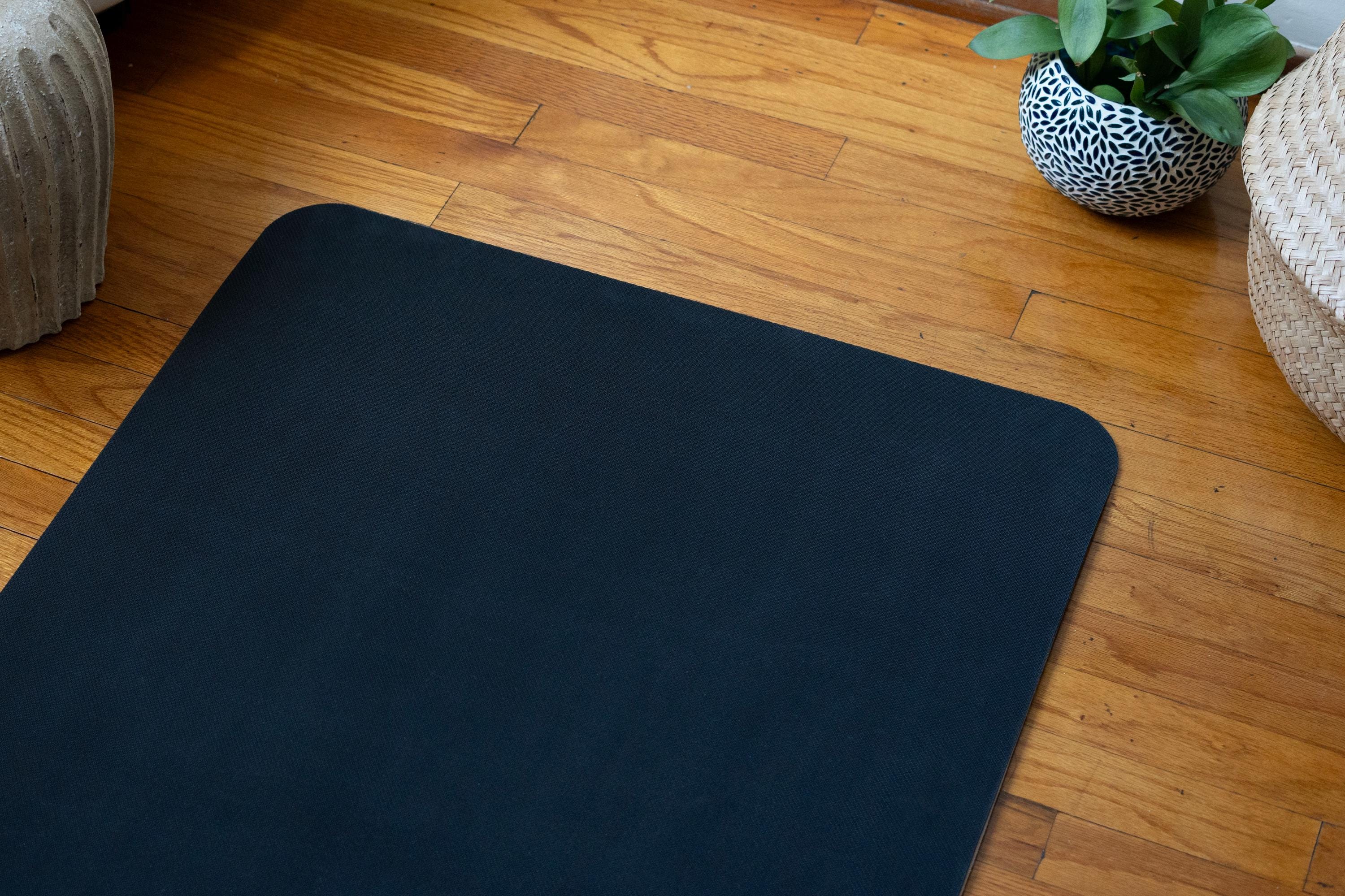 Geometric Yoga Mat – Terracotta Boho Design, Non-slip & Vegan Suede ...