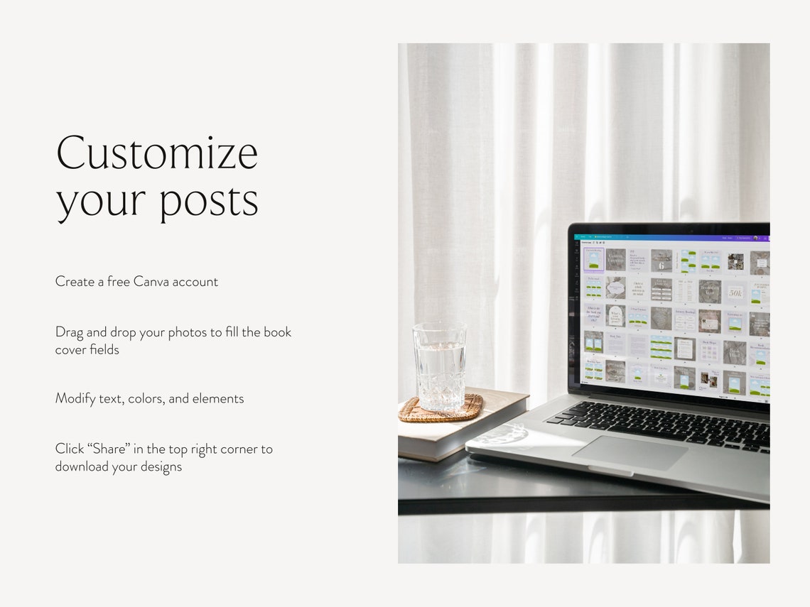 Elain Instagram Posts | Bookstagram Templates for Instagram | Editable ...