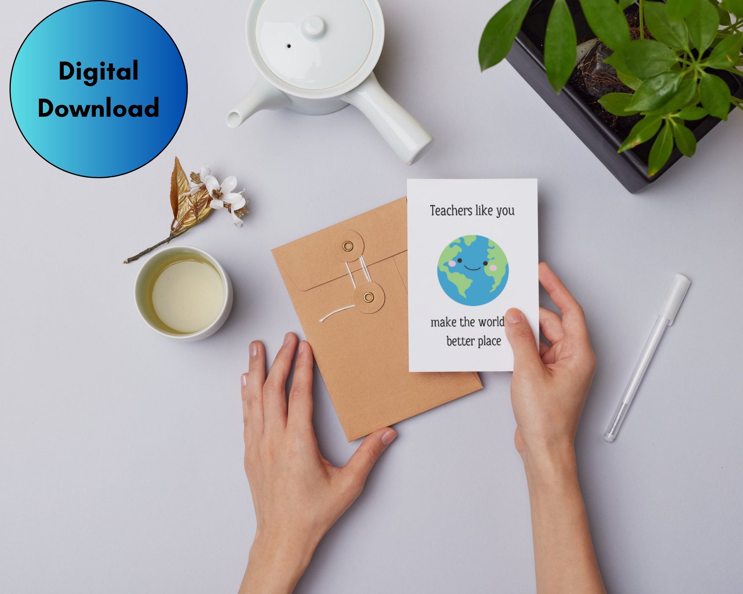 Teacher's Like You, Printable Teacher Appreciation Card, 5 X 7 ...