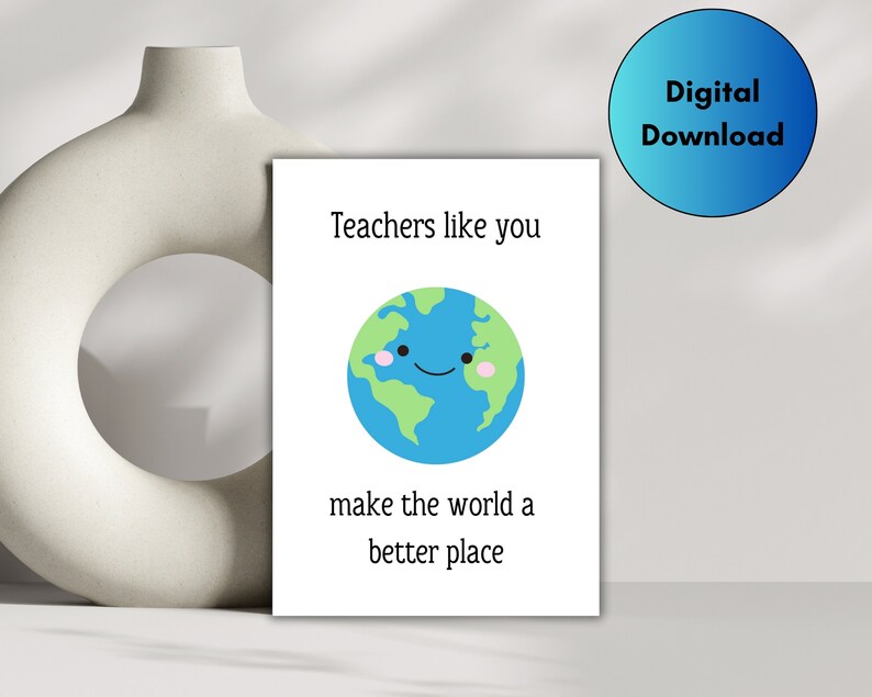Teacher's Like You, Printable Teacher Appreciation Card, 5 X 7 ...
