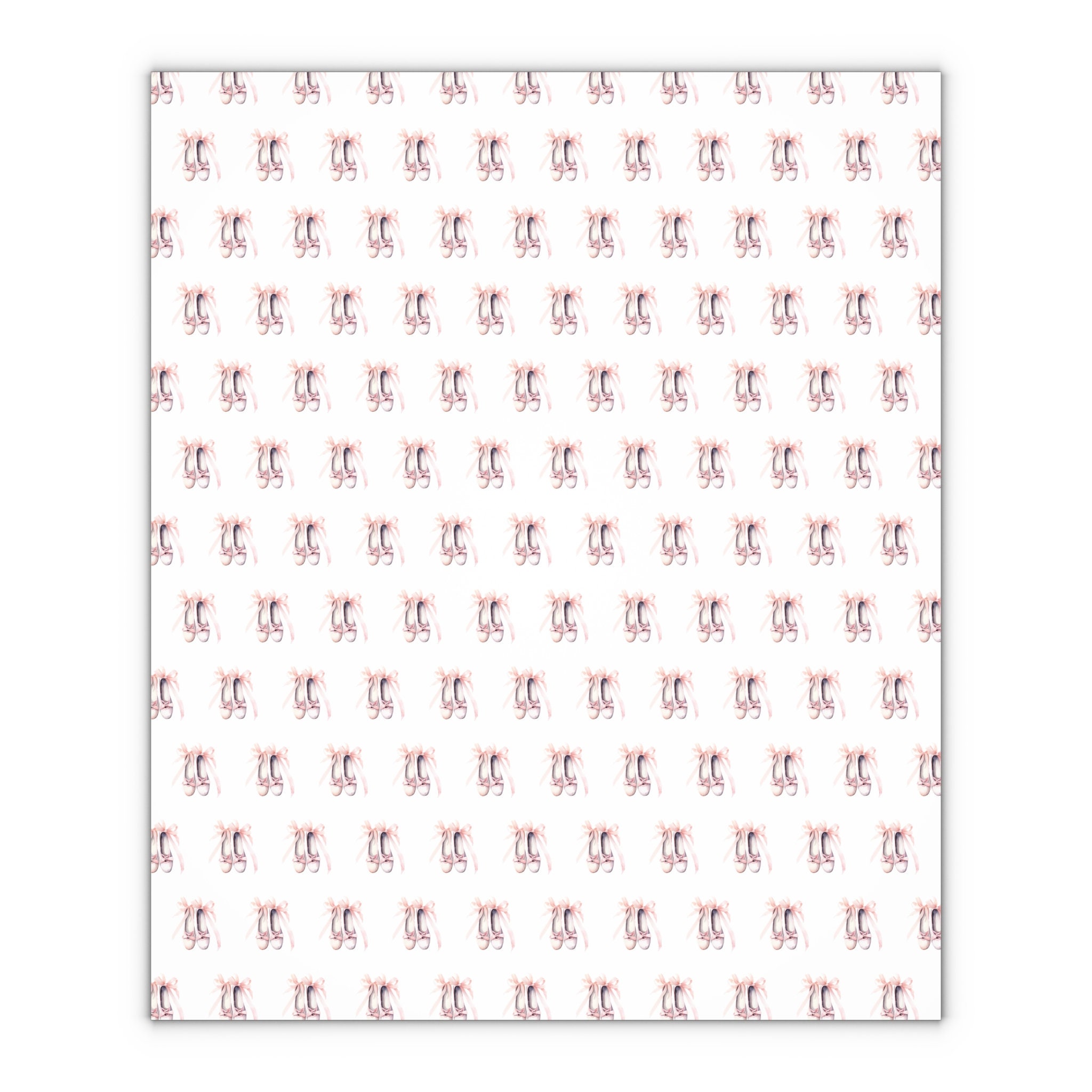 Ballet Shoes | Gift Wrapping Paper Sheets, 1pc, Birthday, Dancing ...