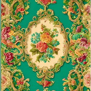 Elegant Victorian Ephemera Digital Paper Pack - Etsy