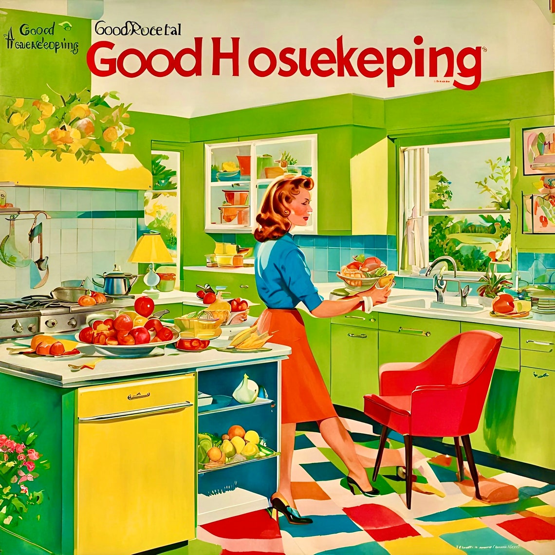 Retro 1950s Digital Paper Pack Volume 1 - Etsy Canada