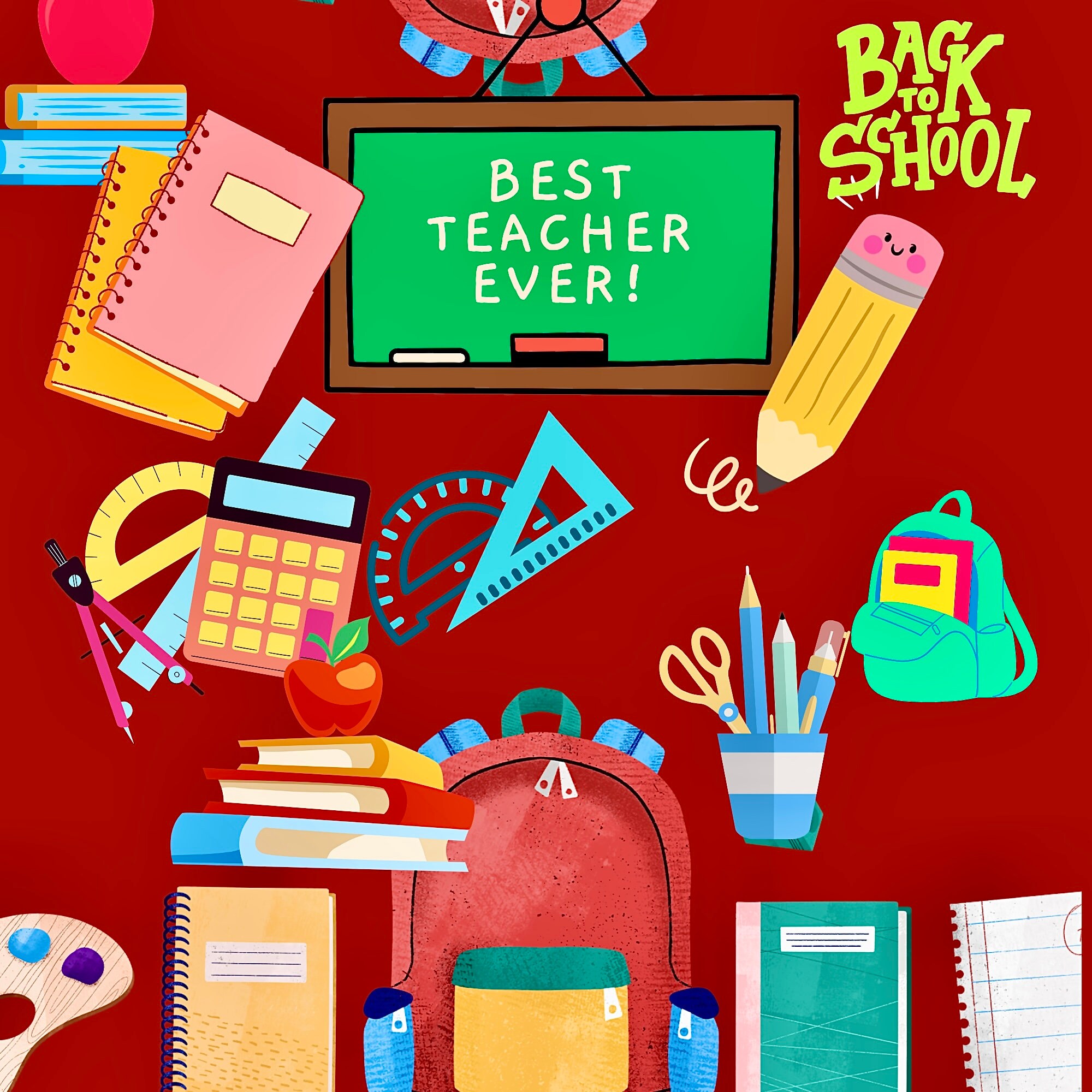 Back to School Days Digital Paper Pack 10 Printable Sheets - Etsy