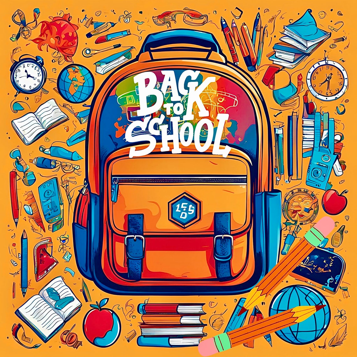 Back to School Days Digital Paper Pack 10 Printable Sheets - Etsy