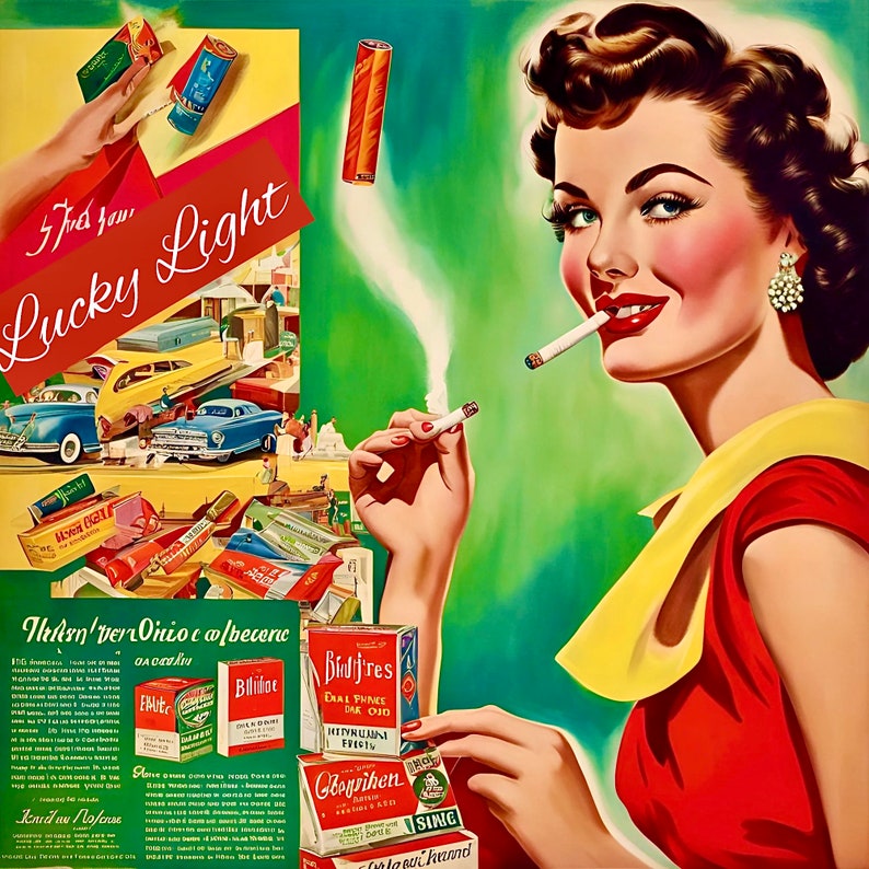 Retro 1950s Digital Paper Pack Volume 1 - Etsy Canada